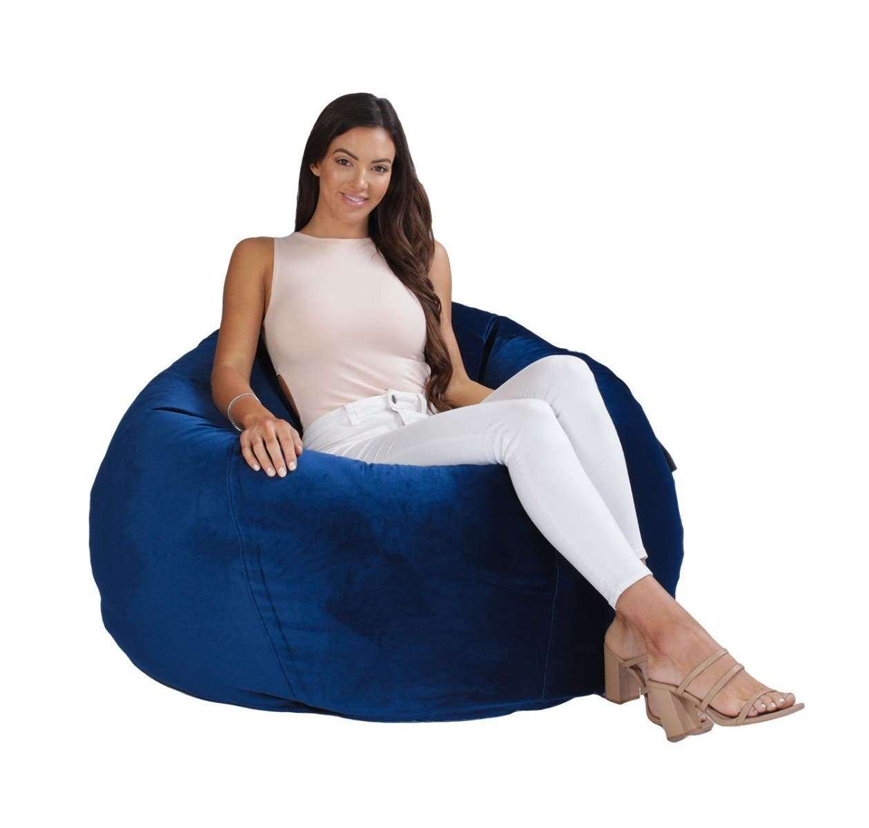 Luxury Bella Velvet Bean Bags - Enhance Your Home Decor